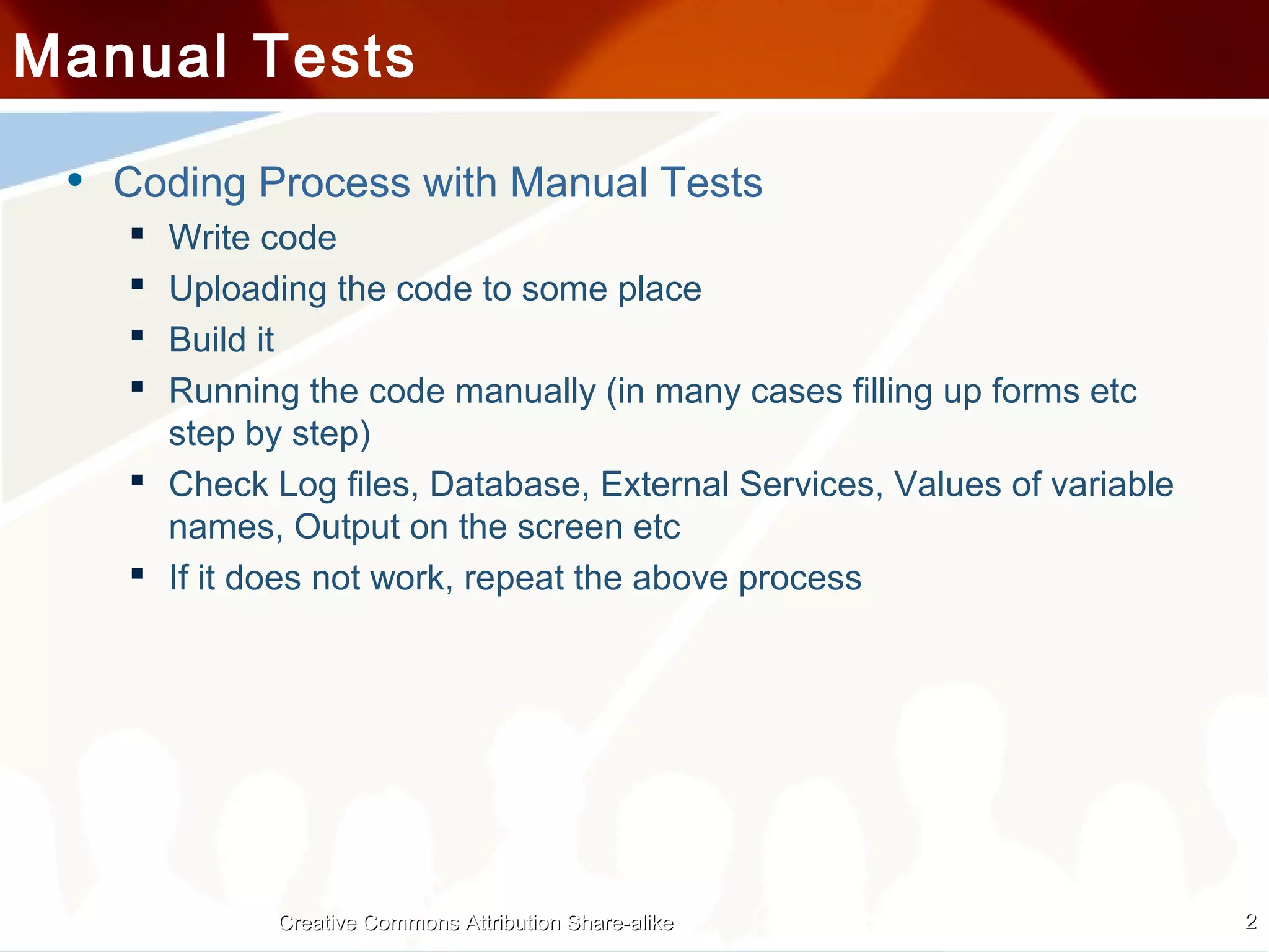 Automated testing vs manual testing | PPT