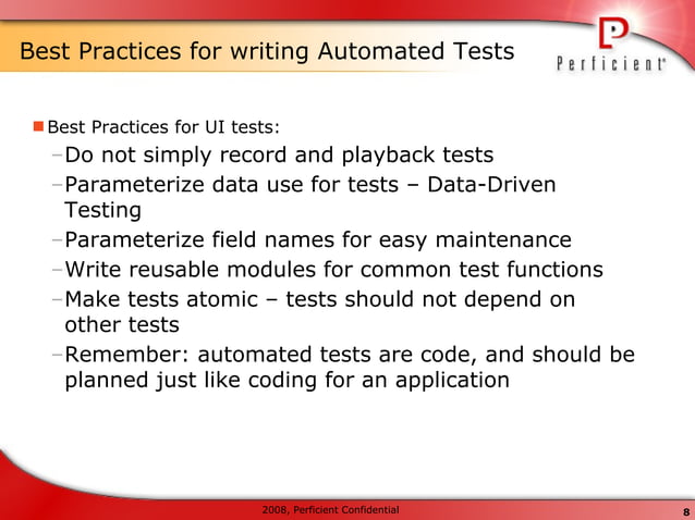 Automated Testing with Agile | PPT