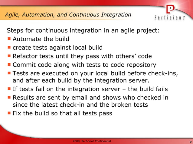 Automated Testing with Agile | PPT