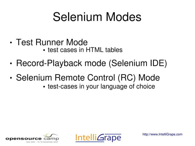 Automated Web Testing With Selenium | PPT