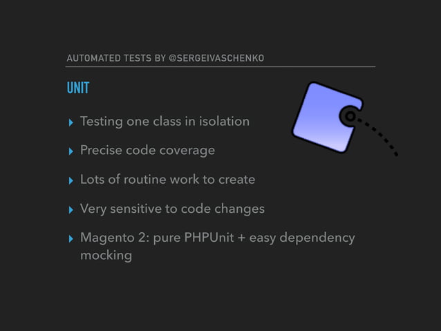 Automated tests types on Magento 2 example | PPT Automated tests types on Magento 2 example | PPT