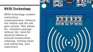 Presentation on Automatic Toll collection system using RFID | PPTX