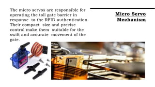 Presentation on Automatic Toll collection system using RFID | PPTX