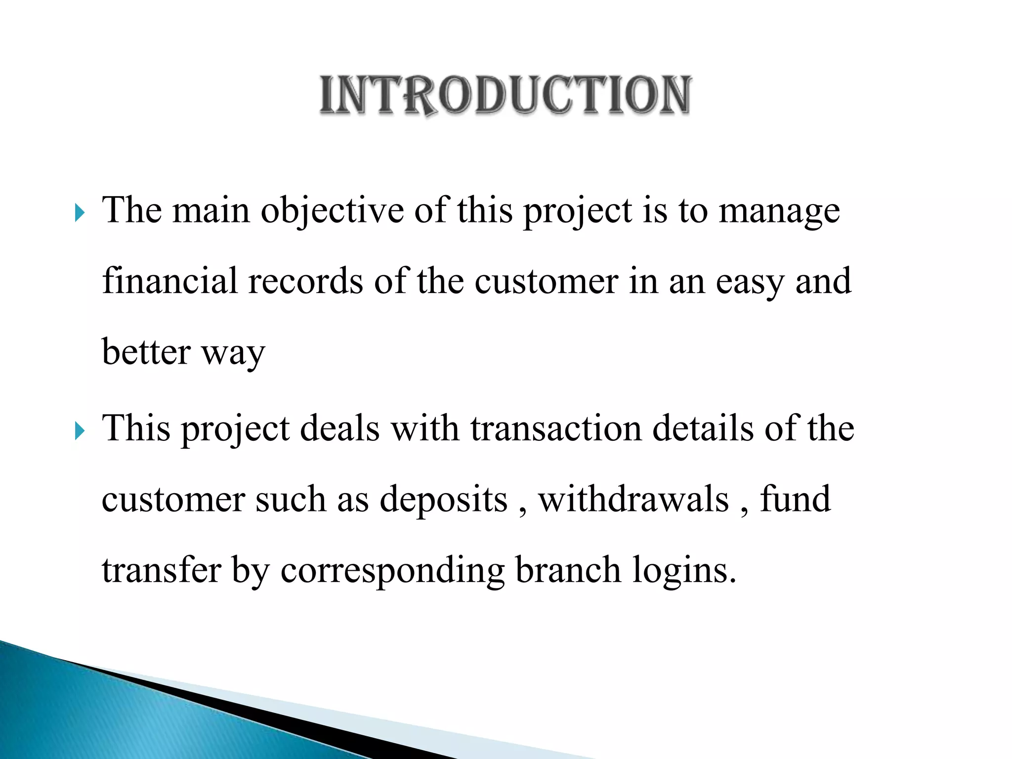 Automated transaction abstract ppt | PPT