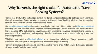 Automated Travel Booking | Automated Reservation System | PPTX