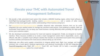 Automated Travel Management System | Travel Booking Software | PPTX