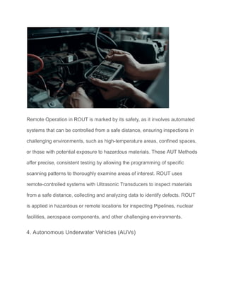 Automated Ultrasonic Testing: Principles, Advantages & Disadvantage | PDF