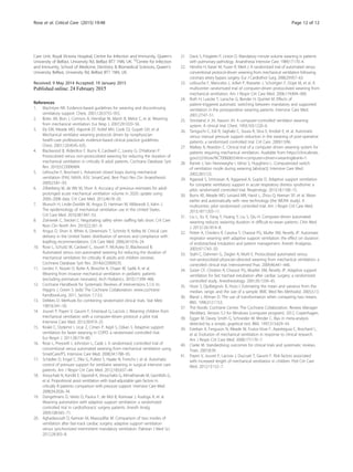 Automated versus non automated weaning | PDF