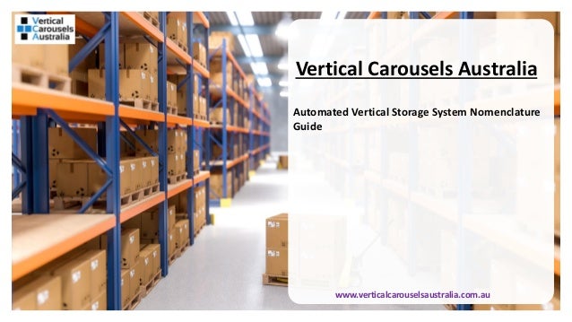 Automated vertical storage system nomenclature guide | PDF