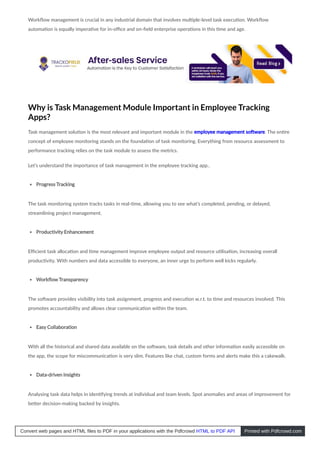 Automated Workflow Management Latest Task Management Update by ...