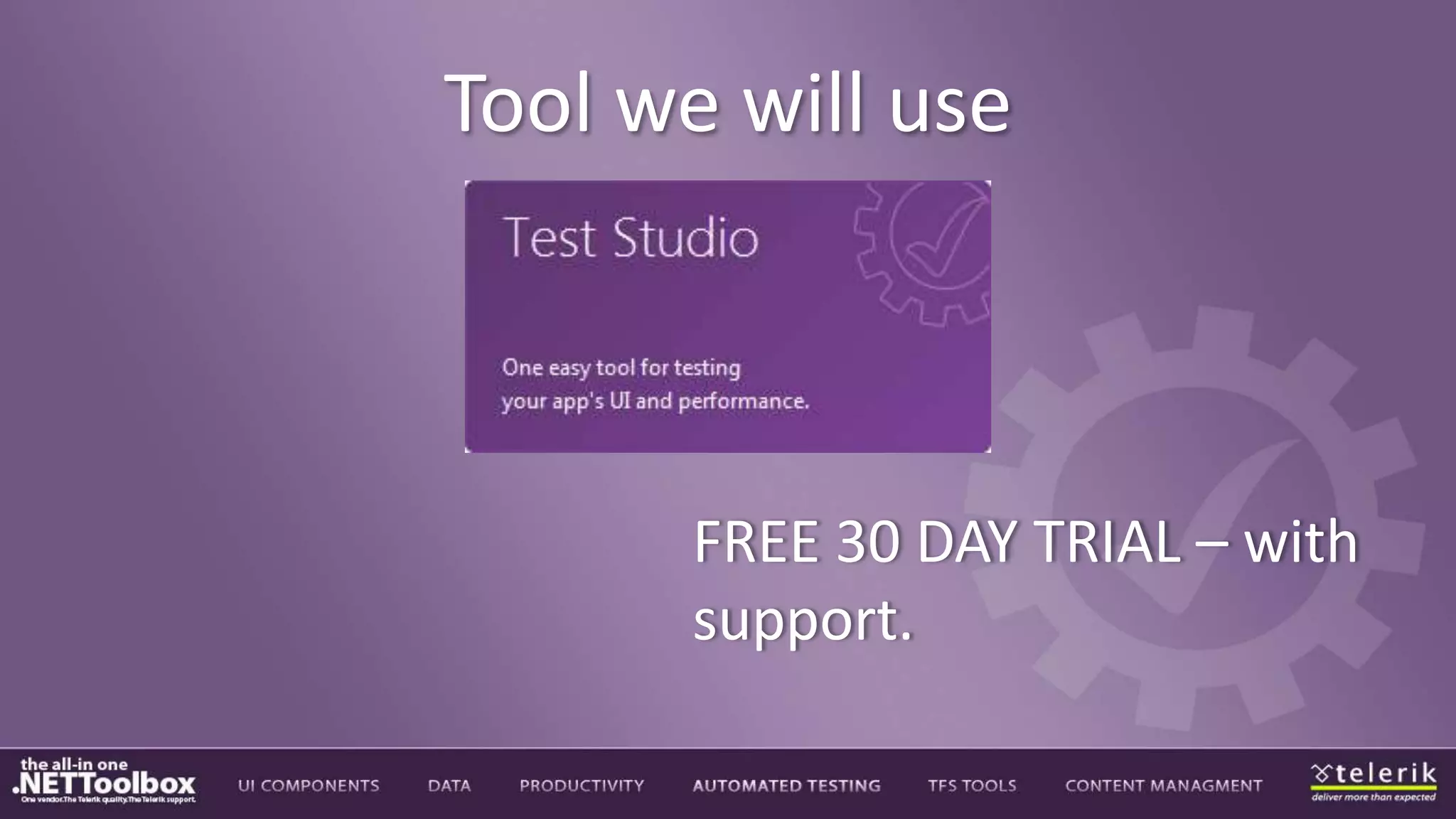 A Look into Automated Web UI Test | PPT