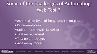 A Look into Automated Web UI Test | PPT
