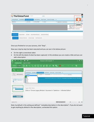 Automate end user guide with Salesforce | PDF | Desktop Publishing ...