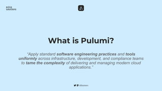 Automate Infrastructure with Pulumi and C# | PPT