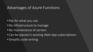 Automate it with Azure Functions | PDF | Web Development | Internet