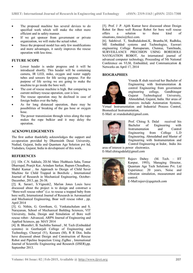 Automate machine for rescue operation for child | PDF | Home Appliances ...