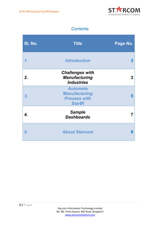 Automate Manufacturing Process | PDF