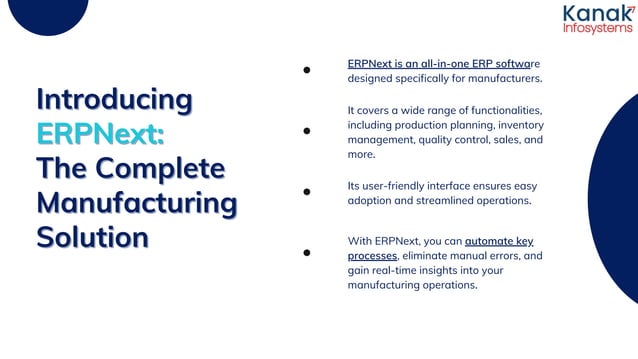 Automate Your Manufacturing Processes with ERPNext | PDF