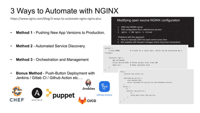 Automate Nginx With Devops Tools Ppt
