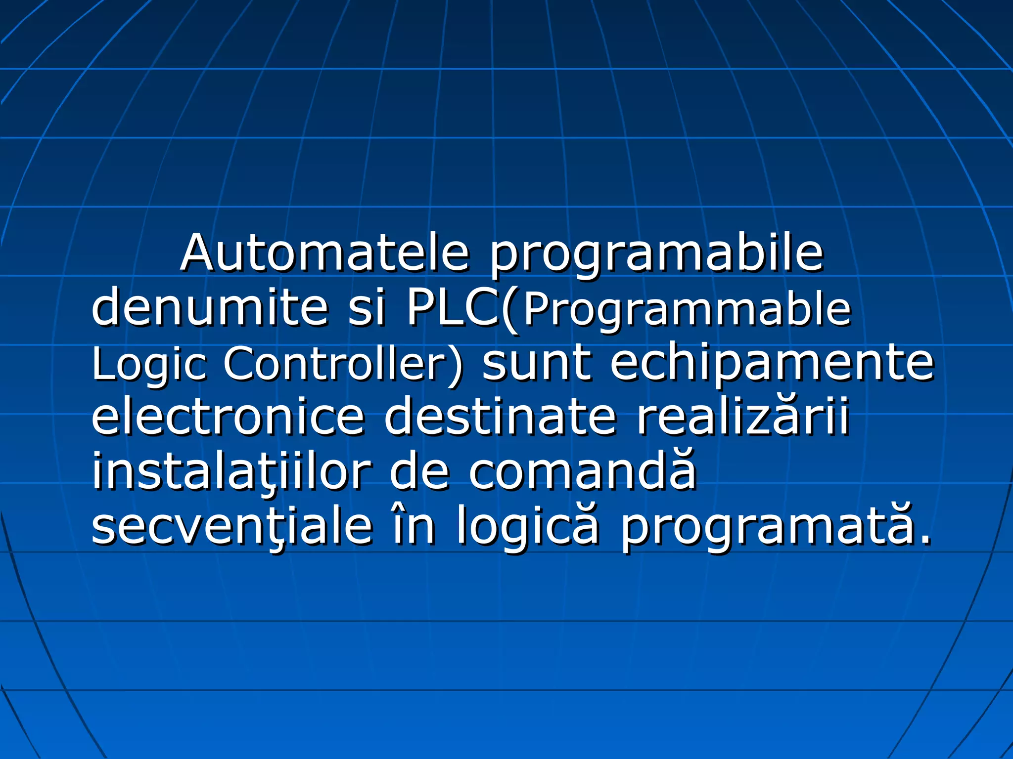 Automate programabile | PPT