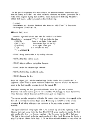 Automate the boring stuff with python | DOCX