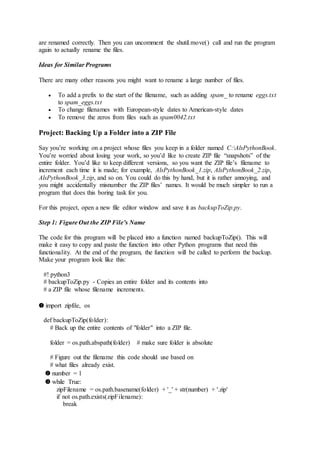Automate the boring stuff with python | DOCX