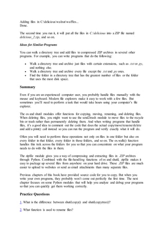 Automate the boring stuff with python | DOCX