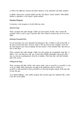 Automate the boring stuff with python | DOCX