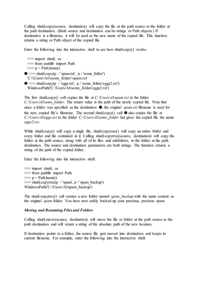 Automate the boring stuff with python | DOCX | Programming Languages ...