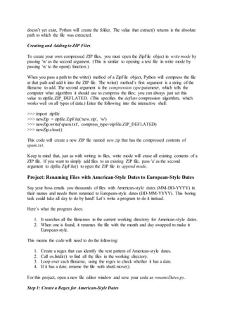 Automate the boring stuff with python | DOCX