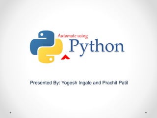 Automate using Python | PPT