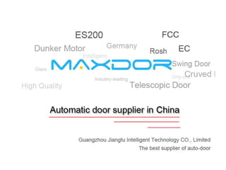 Automatic sliding doors | PPTX