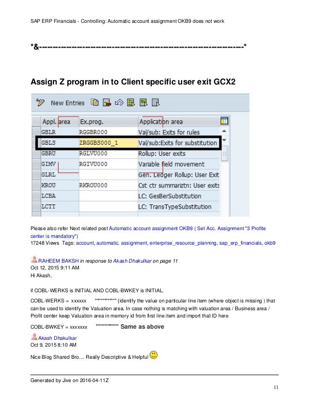 Automatic account-assignment-okb9-does-not-work