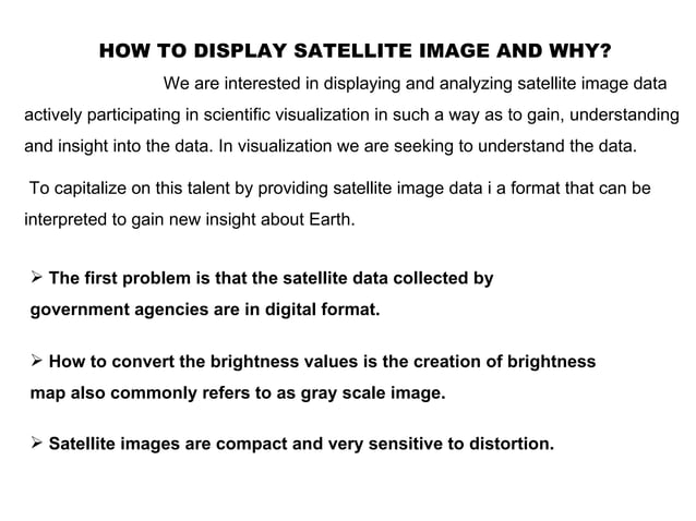 Automatic Classification Satellite images for weather Monitoring | PPT