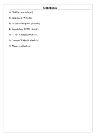 Automatic Garage System using VHDL | DOCX