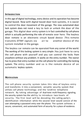 Automatic Garage System using VHDL | DOCX