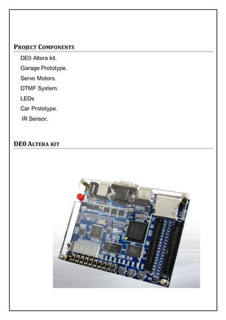 Automatic Garage System using VHDL | DOCX