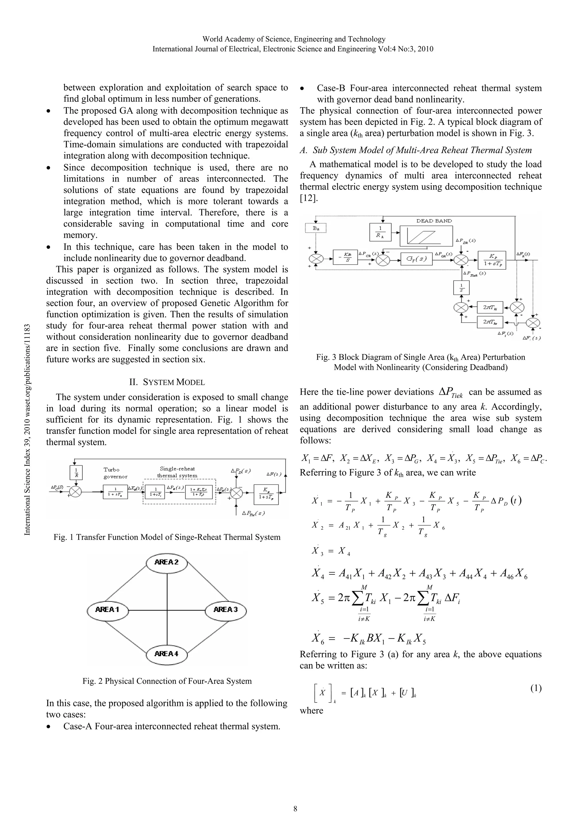 Automatic Generation Control Of Multi Area Electric Energy Systems Using Modified Ga Pdf