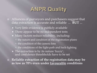 Automatic number-plate-recognition | PPTX