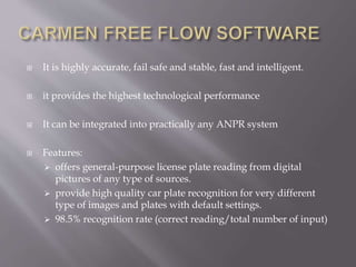 Automatic number-plate-recognition | PPTX