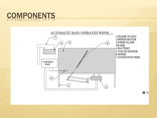 Automatic rain operated wiper | PPTX