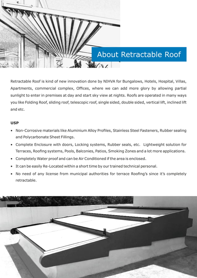 Sliding roof | Automatic Sliding Roof | NIHVA Technologies | PDF ...