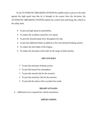 Automatic acceleration controlling system in traffic signal | PDF