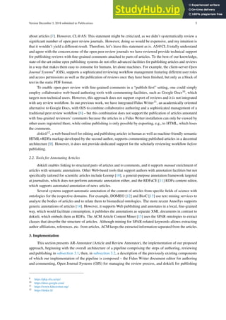 Automatically Annotating Articles Towards Opening And Reusing Transparent Peer Reviews | PDF