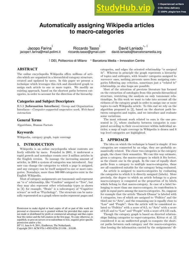 Automatically assigning Wikipedia articles to macrocategories.pdf