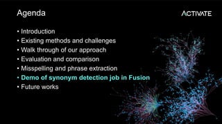 Automatically Build Solr Synonyms List using Machine Learning - Chao ...