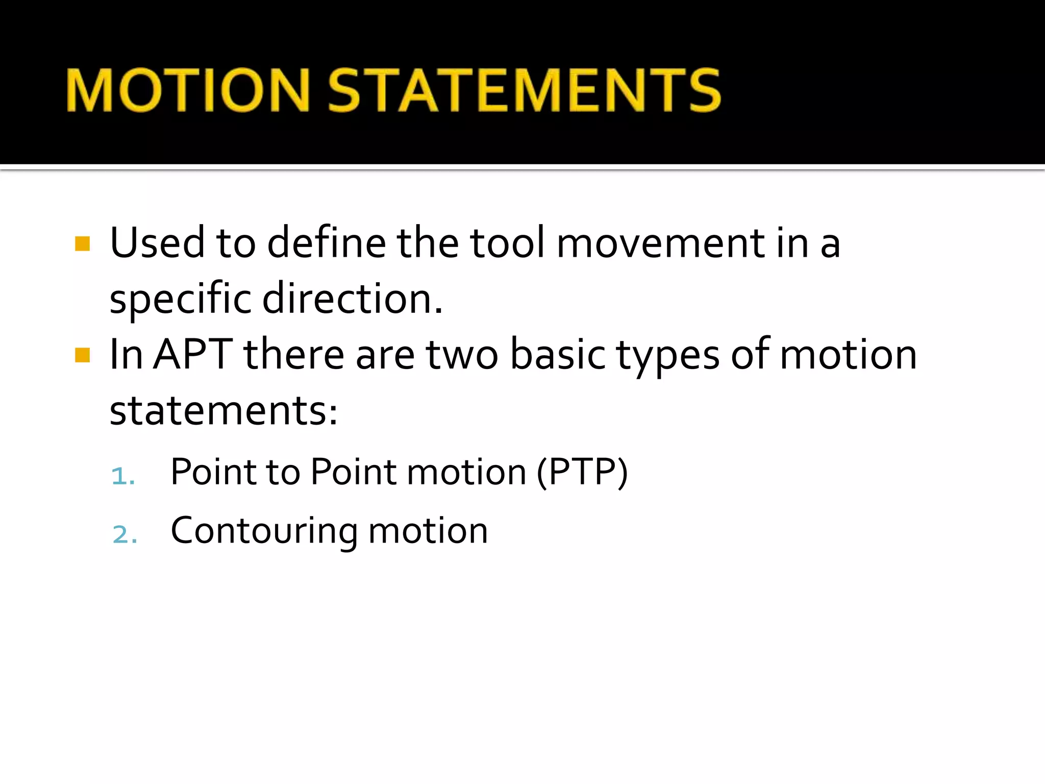 Automatically programmed tool (ATP) | PPTX