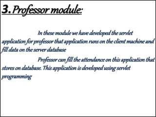 Automatic attendance system | PPSX