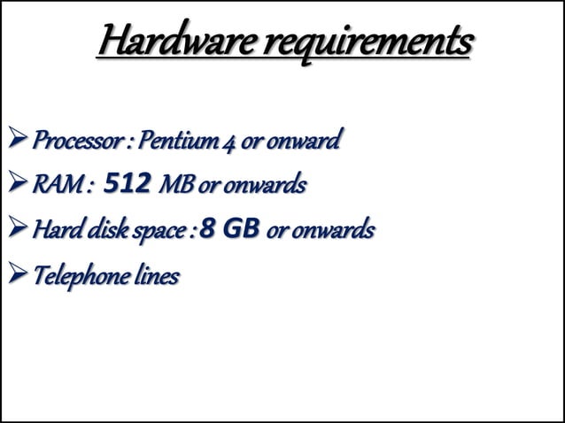 Automatic attendance system | PPSX | Computing | Technology & Computing