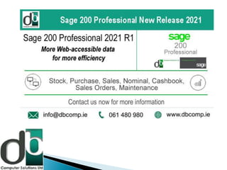 Automatic bank reconciliation for sage 50c from db computer solutions | PPT